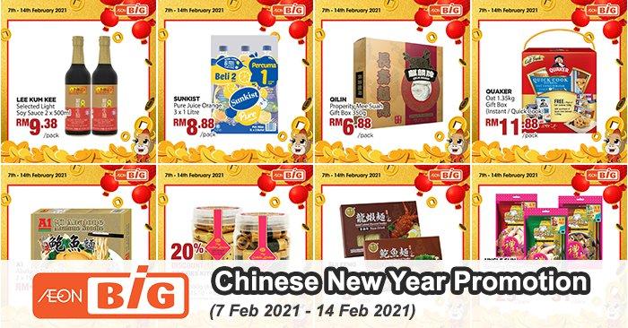 AEON BiG Chinese New Year Promotion (7 Feb 2021 - 14 Feb 2021)