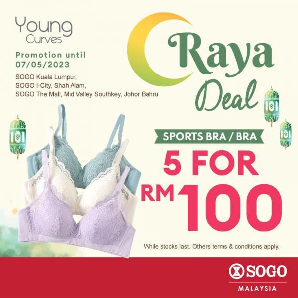 SOGO Young Curves Raya Sale (valid until 7 May 2023)