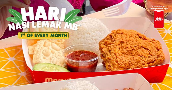 Marrybrown Nasi Lemak Day Promo: 2 for RM22 Deal (1 Oct 2024)