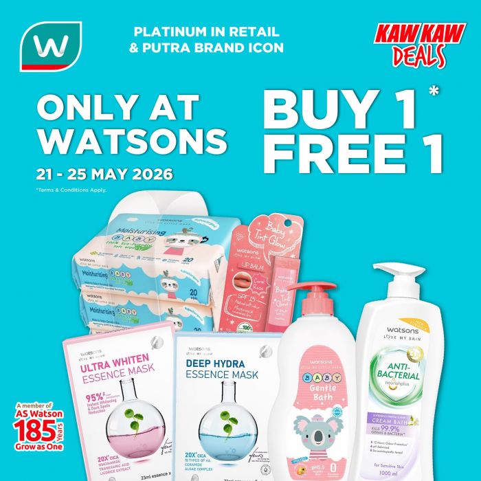 Watsons Buy 1 Free 1 Promo: Kaw Kaw Deals - Grab Your Favorites at Half ...