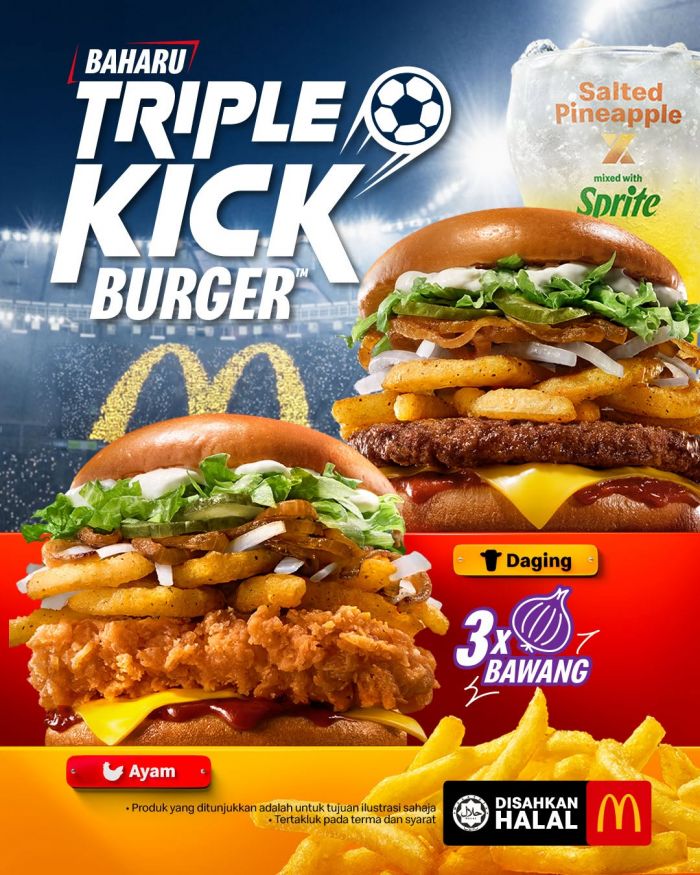 McDonald's Triple Kick Burger: FIFA World Cup Special - Try the 3x ...