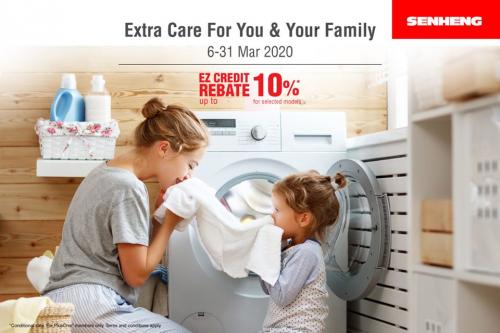 Senheng Washing Machines Promotion (6 Mar 2020 - 31 Mar 2020)