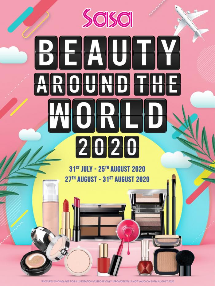 Sasa Beauty Around The World 2020 Sale Promotion Catalogue (31 Jul 2020 ...