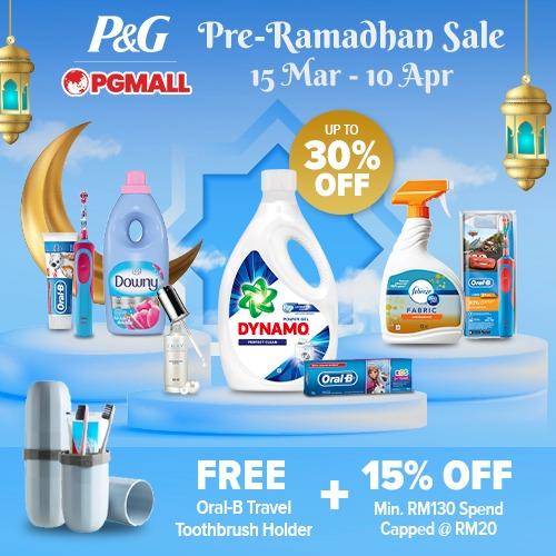 P&G Pre-Ramadhan Sale on PG Mall (15 Mar 2021 - 10 Apr 2021)