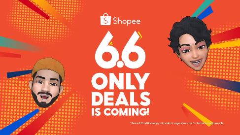 Shopee 6.6 Sale 6.6 Only Deals Up To 80% OFF (6 Jun 2021)