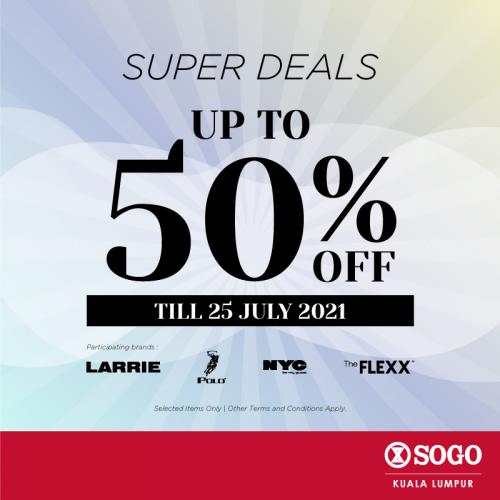 SOGO Shoes Super Deals Sale Up To 50% OFF (valid until 25 Jul 2021)