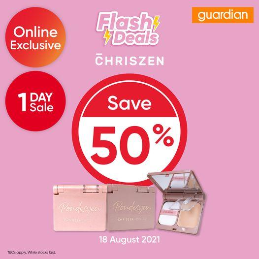 Guardian Online Chriszen Promotion Up To 50% OFF (18 Aug 2021)