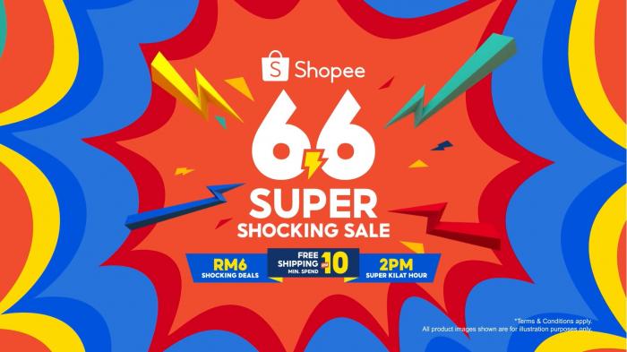 Shopee 6.6 Sale (26 May 2022 - 6 Jun 2022)