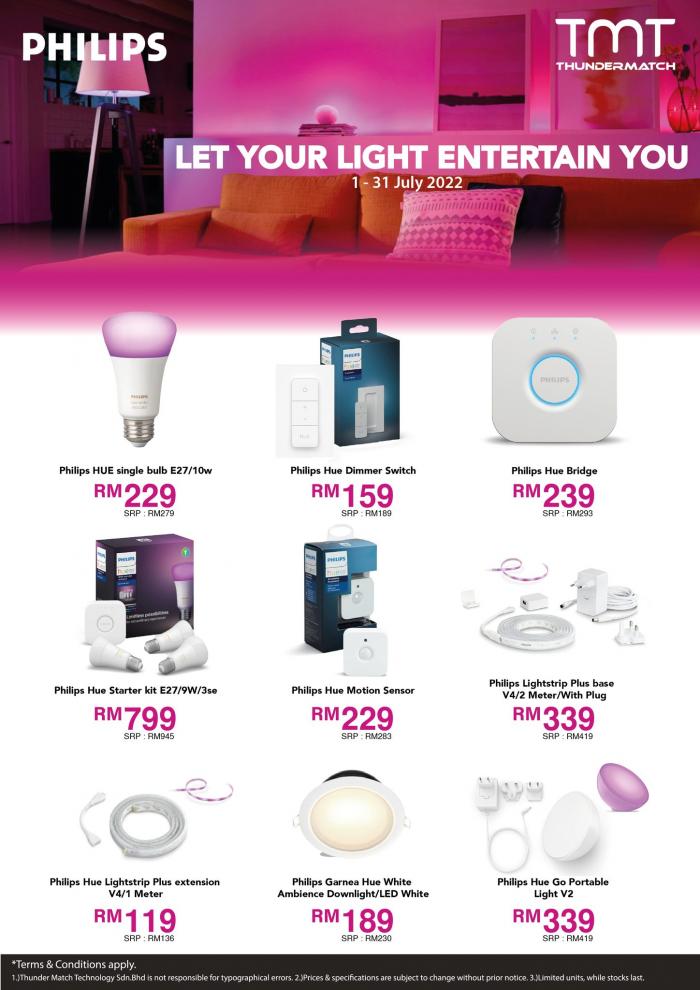TMT Pavilion Bukit Jalil Philips Light Promotion (1 Jul 2022 - 31 Jul 2022)
