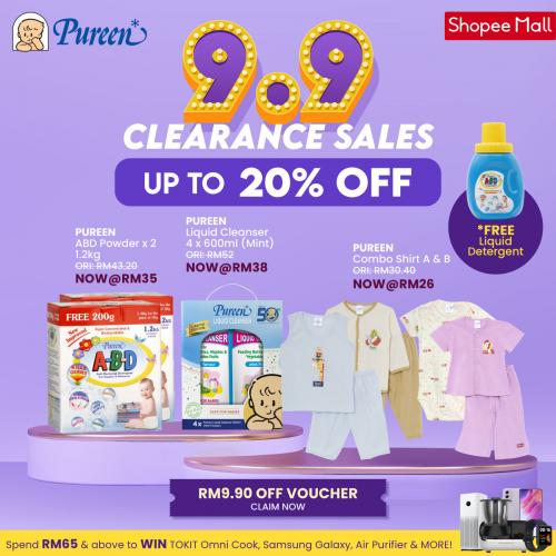 Pureen Shopee 9.9 Clearance Sales (9 Sep 2022)