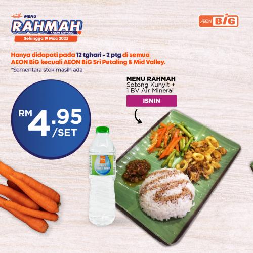 AEON BiG Menu Rahmah Promotion (valid until 19 Mar 2023)