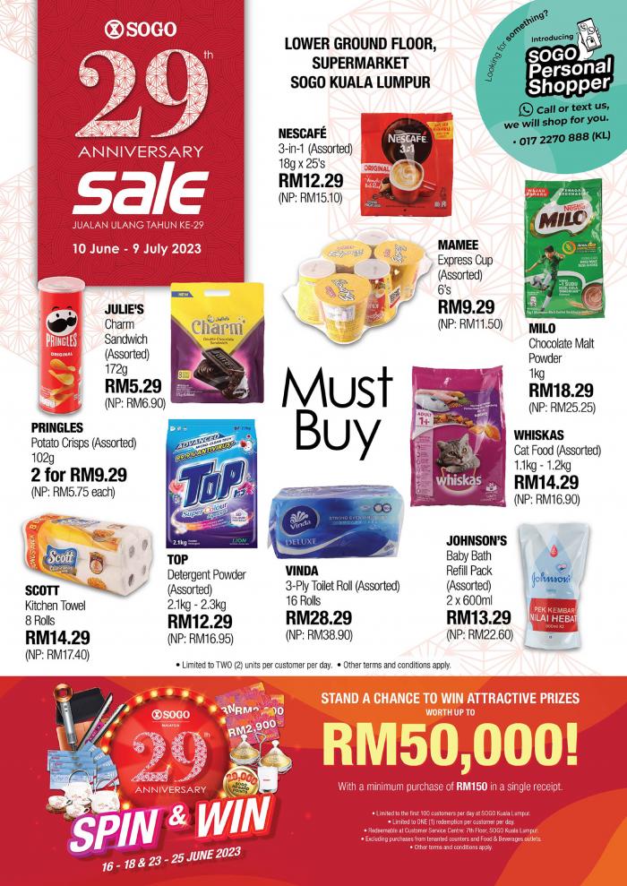 SOGO Kuala Lumpur Supermarket 29th Anniversary Sale Catalogue (10 Jun ...