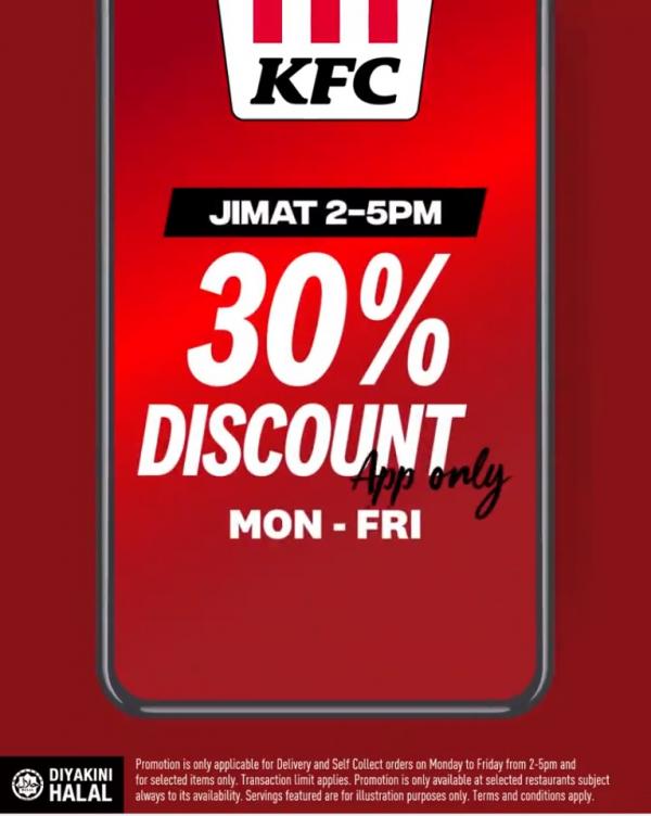 KFC Jimat 2-5pm Promotion