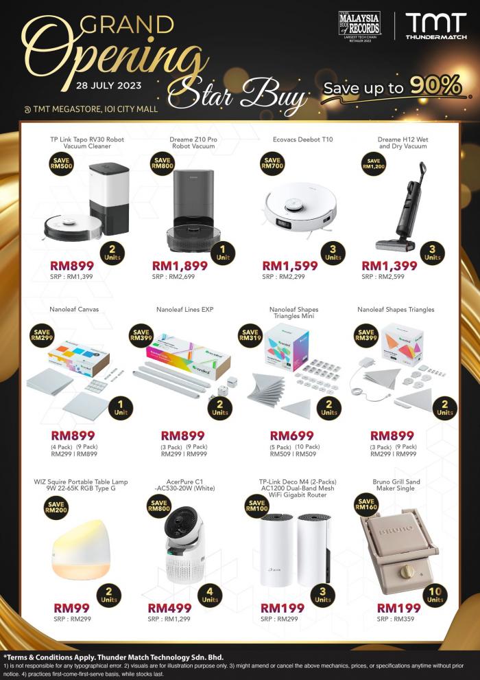 TMT Megastore IOI City Mall Grand Opening Star Buy Up To 90% OFF ...
