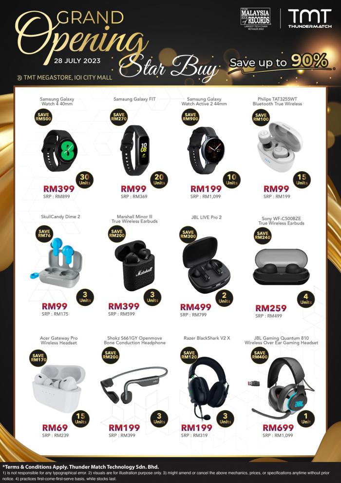 TMT Megastore IOI City Mall Grand Opening Star Buy Up To 90% OFF ...