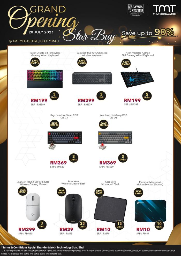 TMT Megastore IOI City Mall Grand Opening Star Buy Up To 90% OFF ...