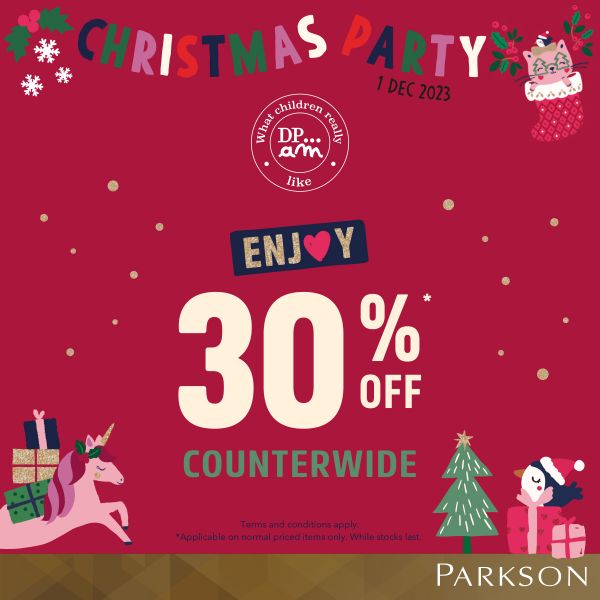 Parkson Elite Pavilion KL DPAM Christmas Sale 30% OFF Storewide (1 Dec ...