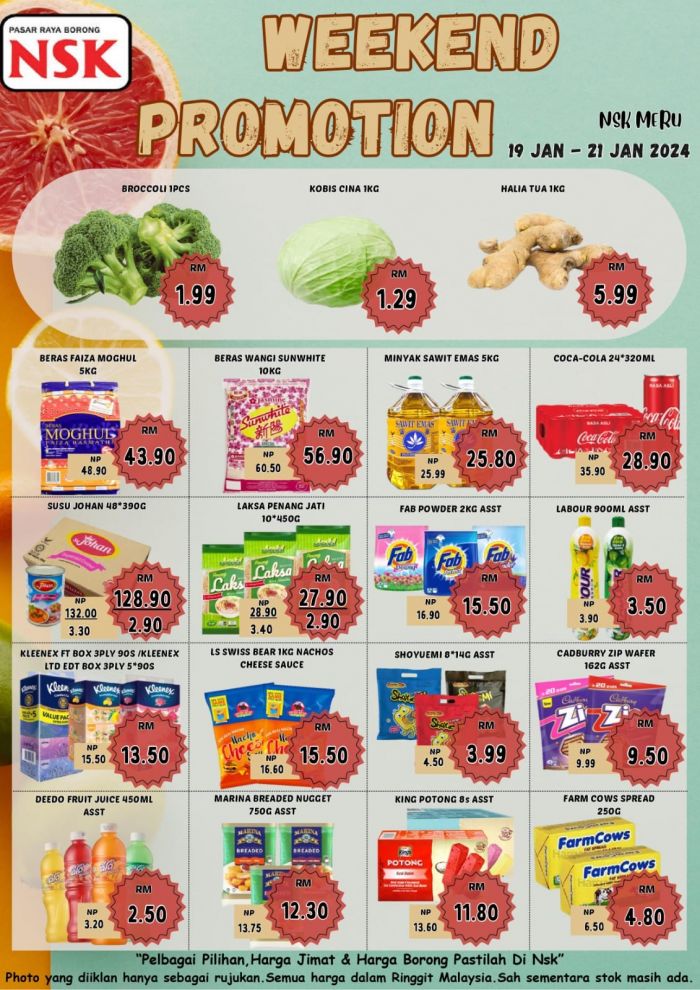 NSK Meru Weekend Promotion (19 Jan 2024 - 21 Jan 2024)