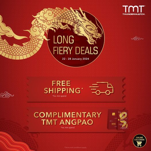 TMT CNY Promotion FREE Shipping & FREE Angpao Packet (22 Jan 2024 - 28 ...