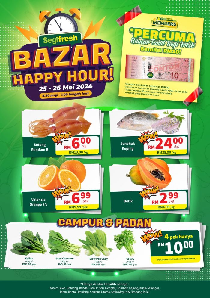 Segi Fresh Bazar Happy Hour Deals: Enjoy Low Prices and Free Vouchers ...