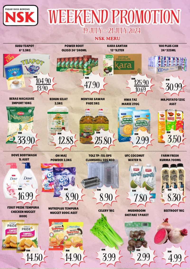 NSK Meru Weekend Promotion (19-21 July 2024)