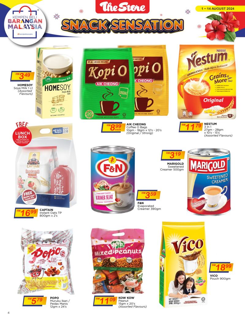 The Store Promotion: Kempen Beli Barangan Malaysia (1-14 August 2024)