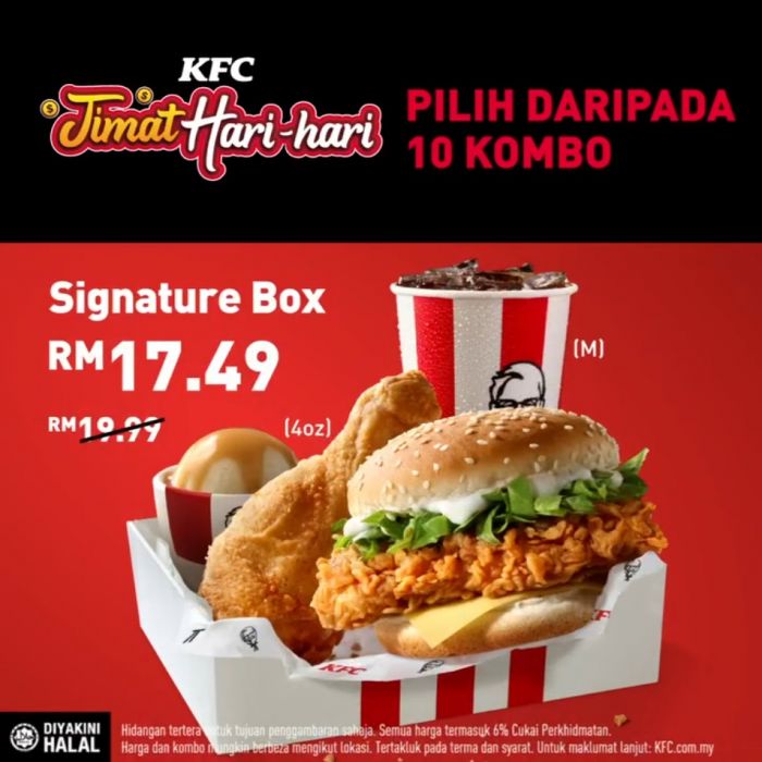 KFC Jimat Hari-Hari Promotion: Enjoy Affordable Meals Starting from RM9.99!