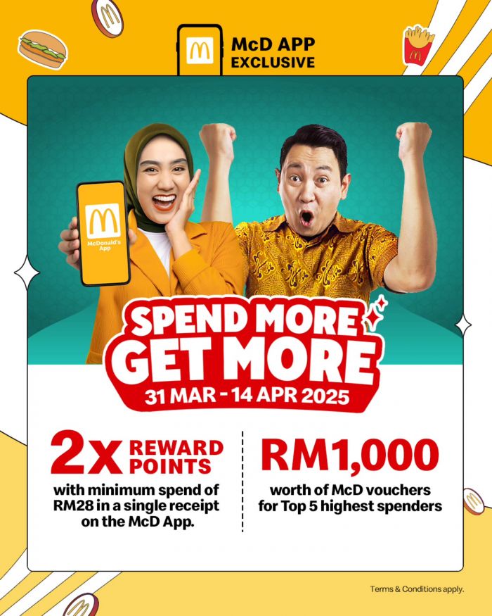McDonald's Raya Promotion (31 Mar - 14 Apr 2025) – Spend More, Earn ...