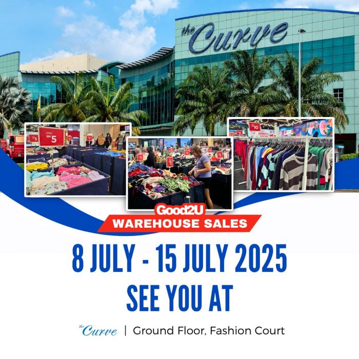 Good2U Warehouse Sale at The Curve: Massive Fashion Discounts & Free T ...