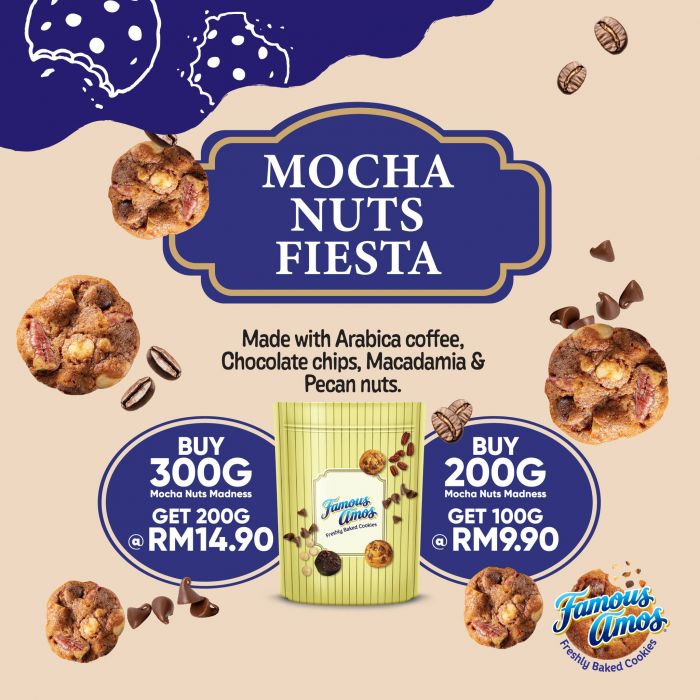 Famous Amos Mocha Nuts Fiesta Promotion (13 Aug – 30 Sep 2025)