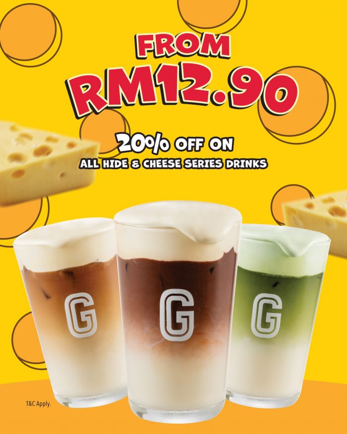 Gigi Coffee 20% OFF Hide & Cheese Series Drinks – From RM12.90 (Until ...