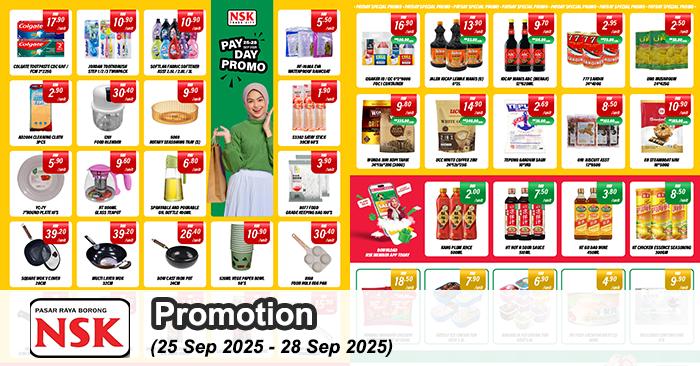 NSK Payday Promotion: Special Deals & Discounts | 25-28 Sep 2025