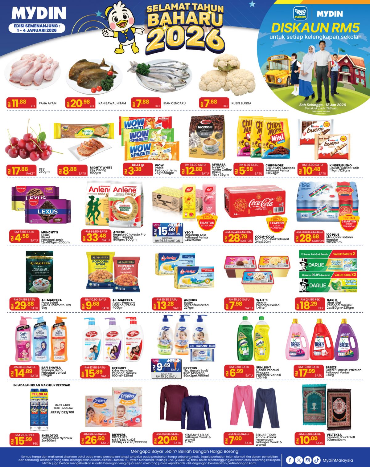 MYDIN New Year Promotion: 100PLUS RM28.68 & Fresh Market Deals | 1-4 ...