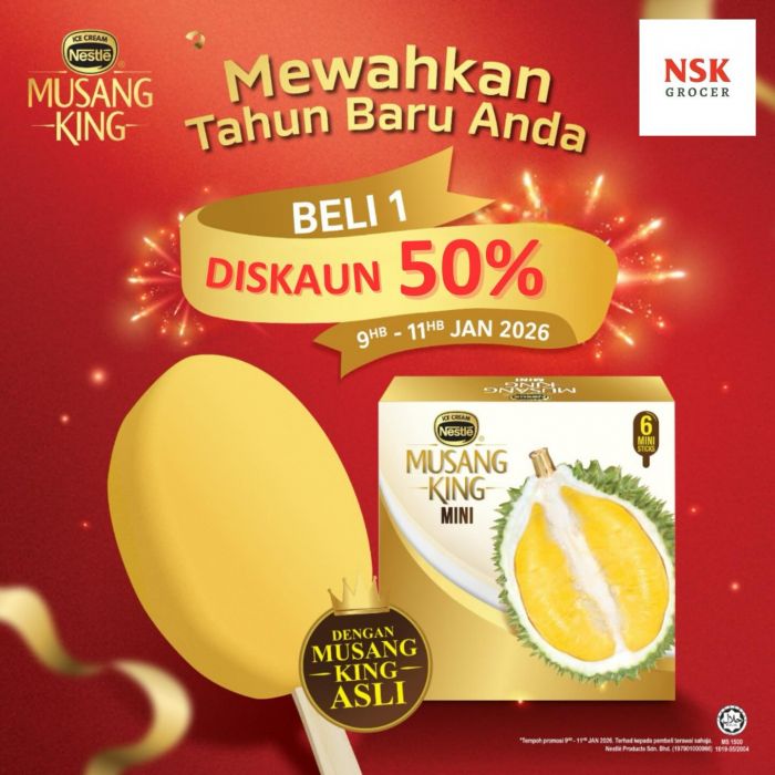 NSK Grocer Nestlé Musang King Promo: 50% OFF Mini Multipack | 9-11 ...