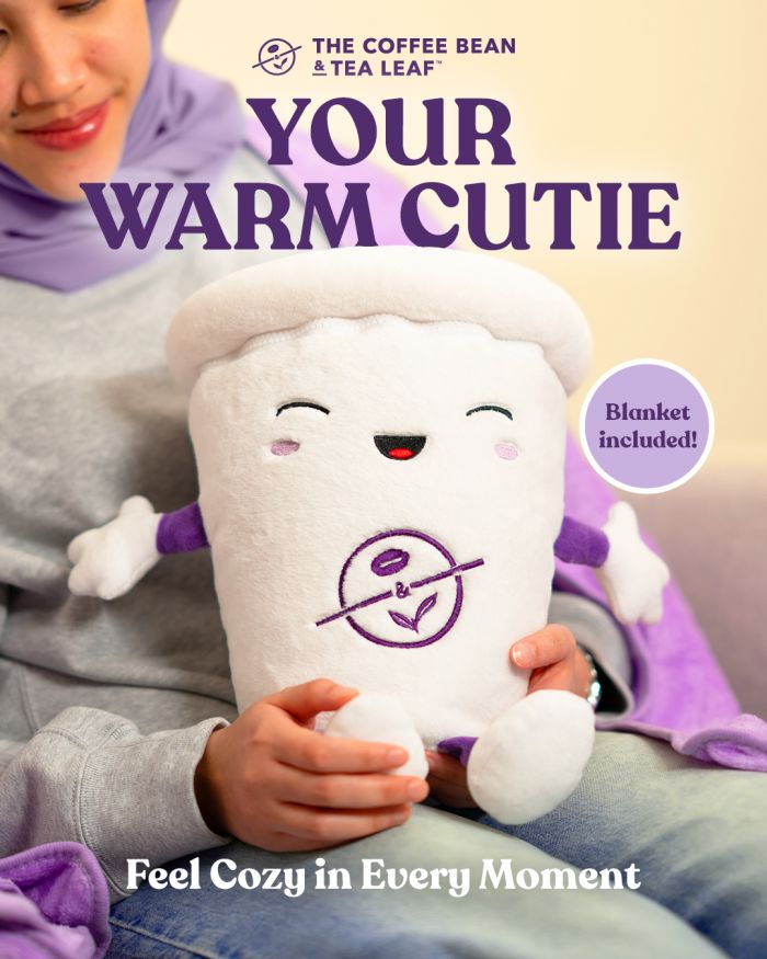 Coffee Bean Cuddle Cutie Hot Cup Plushie: with Blanket Included | From ...