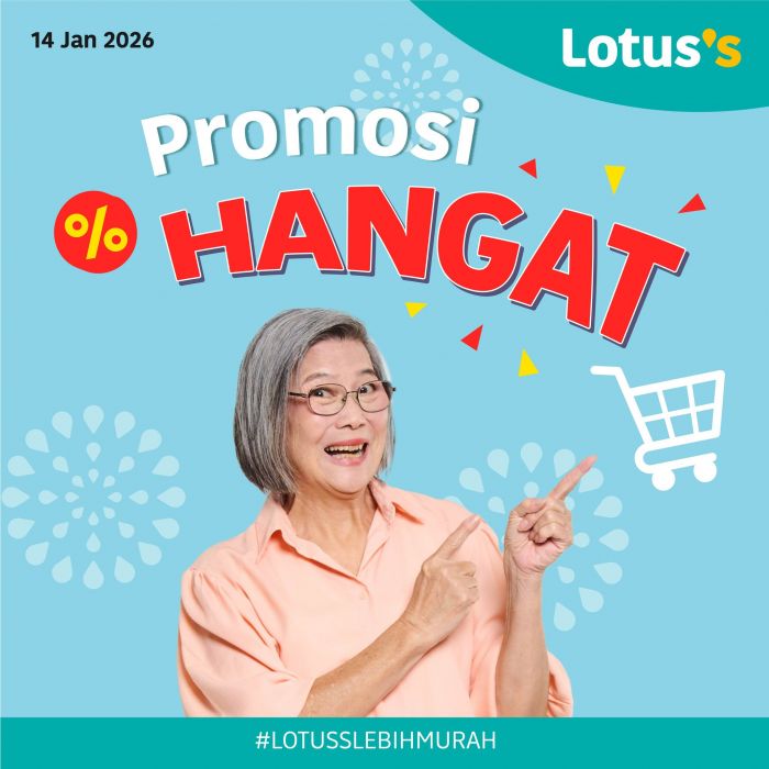 Lotus’s Promotion: Fresh Items & Groceries Deals | 14-21 January 2026