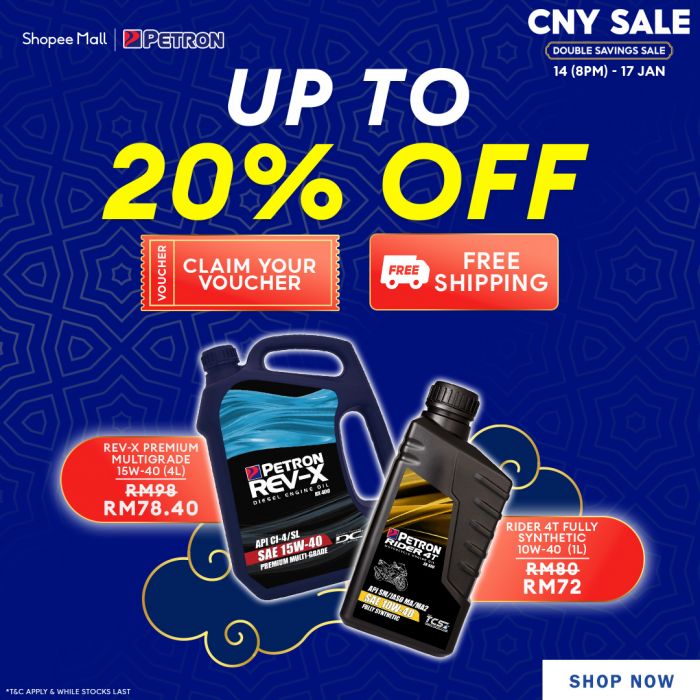 Petron Promotion: CNY Double Savings Sale - Up To 20% OFF Engine Oils ...