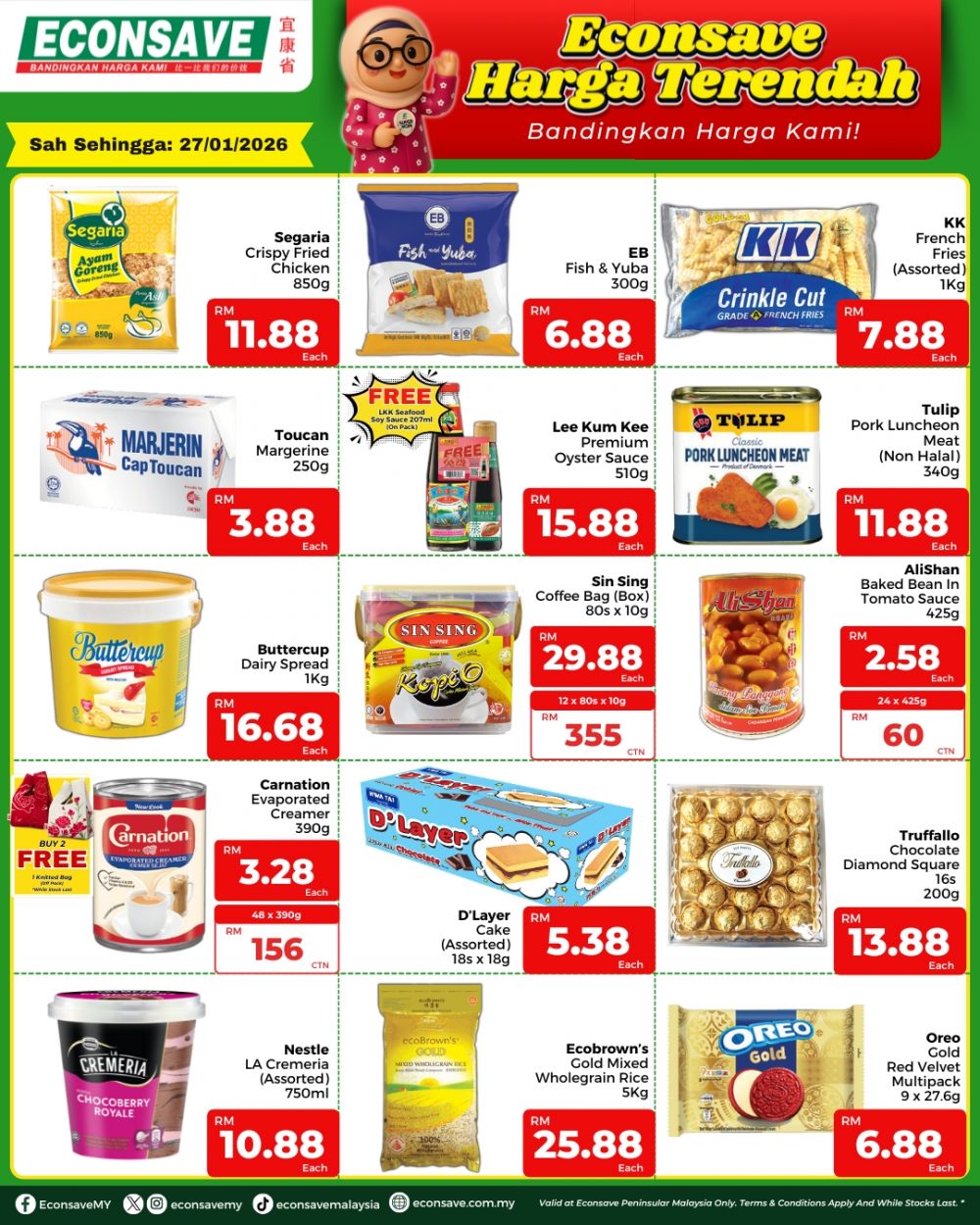 Econsave Promotion: Harga Terendah Deals | 25-27 January 2026