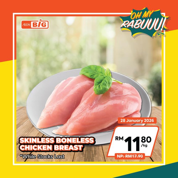 AEON BiG Wednesday Promotion: Chicken & Khind Fan Deals | 28 January 2026